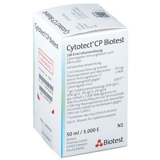 Cytotect® CP Biotest 100 E/ml 50 ml mit dem E-Rezept kaufen - Shop Apotheke