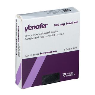 Venofer 100 mg Fe/5 ml 5x5 ml mit dem E-Rezept kaufen - Shop Apotheke