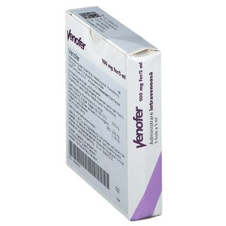 Venofer 100 mg Fe/5 ml 5x5 ml mit dem E-Rezept kaufen - Shop Apotheke