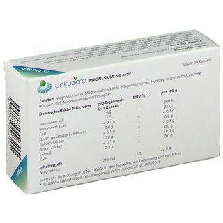 Magnesium 200 aktiv 60 St - Shop Apotheke