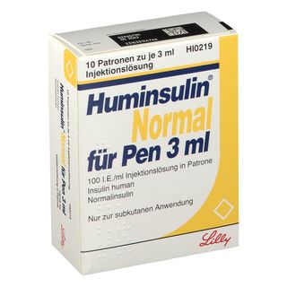 Huminsulin® Normal für Pen 3 ml 10x3 ml mit dem E-Rezept kaufen - Shop Apotheke