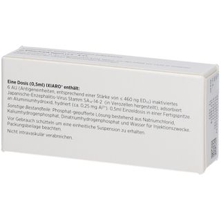 Ixiaro 0,5 ml mit dem E-Rezept kaufen - Shop Apotheke