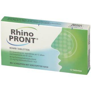 RhinoPRONT® KOMBI TABLETTEN 12 St - Shop Apotheke