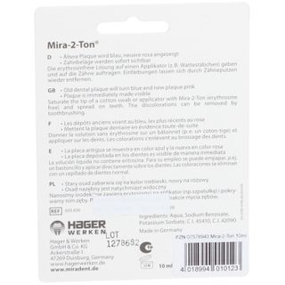 Miradent Mira-2-Ton® Plaqueeinfärbung Lösung 10 ml - Shop Apotheke