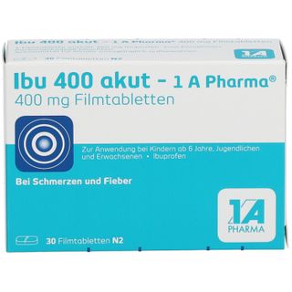 Ibu 400 akut - 1 A Pharma® 30 St - Shop Apotheke