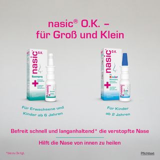 nasic® für Kinder O.K. Nasenspray 2x10 ml - Shop Apotheke