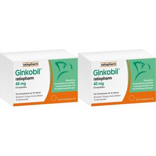 Ginkobil® ratiopharm 40 mg 2x120 St - Shop Apotheke