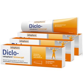 Diclo-ratiopharm® Schmerzgel bei akuten Bewegungsschmerzen mit dem ...