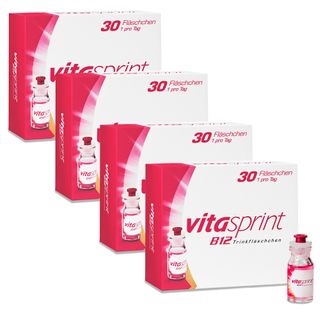 Vitasprint B12 Trinkfläschchen, 30 St. mit Vitamin B12 für mehr Energie ...