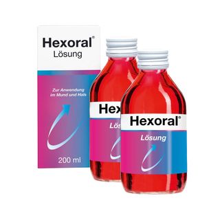 Hexoral® Lösung bei Entzündungen in Mund und Rachen 2x200 ml - Shop ...