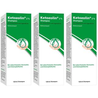 Ketozolin® 2% Shampoo 3x120 ml - Shop Apotheke