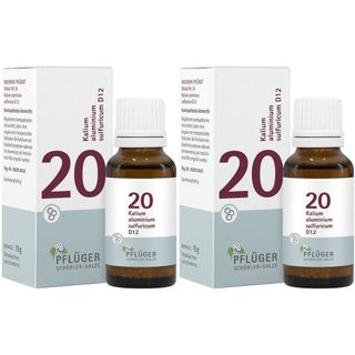 Schüßler-Salz Nr. 20 Kalium aluminium sulfuricum D12 2x15 g - Shop Apotheke