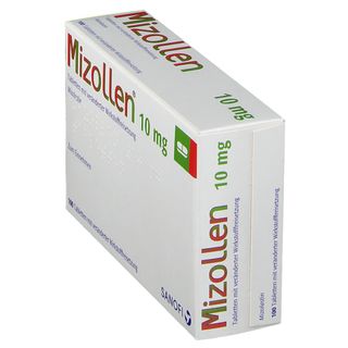 Mizollen 10 mg | Tabletten gegen allergische Symptome 100 St mit dem E ...