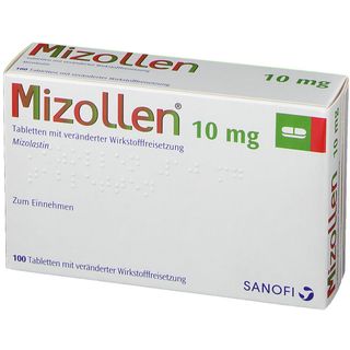 Mizollen 10 mg | Tabletten gegen allergische Symptome 100 St mit dem E ...
