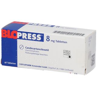 Blopress® 8 mg 98 St mit dem E-Rezept kaufen - Shop Apotheke