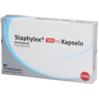 Staphylex® 500 mg Kapseln 20 St mit dem E-Rezept kaufen - Shop Apotheke