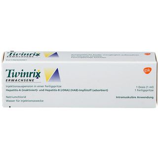 Twinrix Erwachsene 1x1 St mit dem E-Rezept kaufen - Shop Apotheke