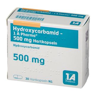 Hydroxycarbamid 1A Ph500Mg 30 St mit dem E-Rezept kaufen - Shop Apotheke