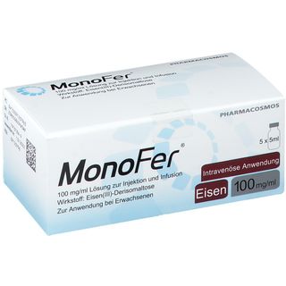 MonoFer® 100 mg/ml 5x5 ml mit dem E-Rezept kaufen - Shop Apotheke