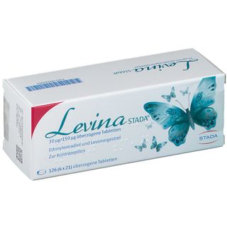 Levina STADA® 30 µg/150 µg überzogene Tablette 6x21 St mit dem E-Rezept ...