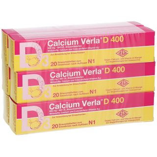Calcium Verla® D 400 Brausetabletten 120 St - Shop Apotheke