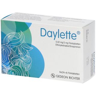 Daylette 0,02 mg/3 mg 6x28 St mit dem E-Rezept kaufen - Shop Apotheke