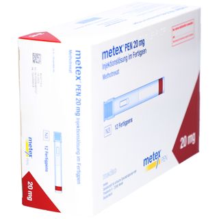 metex® PEN 20 mg 12 St mit dem E-Rezept kaufen - Shop Apotheke