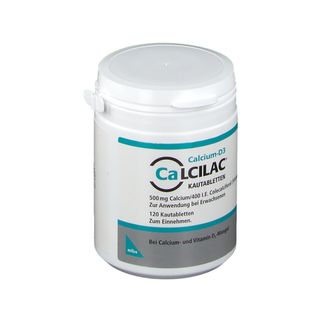 Calcilac® Kautabletten 500 mg/400 I.E. 120 St - Shop Apotheke