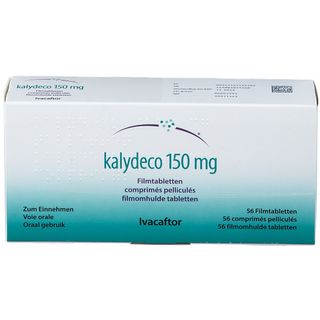 KALYDECO 150 mg Filmtabletten 56 St mit dem E-Rezept kaufen - Shop Apotheke