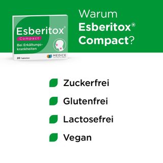 Esberitox COMPACT Tabletten bei Erkältungskrankheiten 20 St - Shop Apotheke