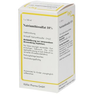 Natriumthiosulfat 10 % 100 ml mit dem E-Rezept kaufen - Shop Apotheke