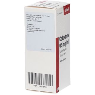 CELESTONE 0,5 mg/ml Lösung zum Einnehmen 30 ml mit dem E-Rezept kaufen ...