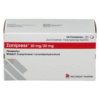 Zanipress® 20 mg/20 mg 100 St mit dem E-Rezept kaufen - Shop Apotheke
