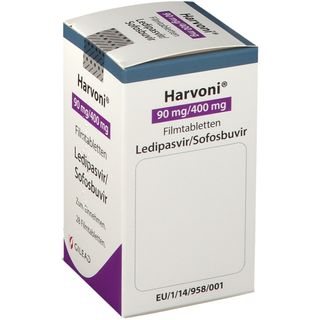 Harvoni® 90 mg/400 mg 28 St mit dem E-Rezept kaufen - Shop Apotheke