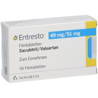 Entresto® 49 mg/51 mg 56 St mit dem E-Rezept kaufen - Shop Apotheke