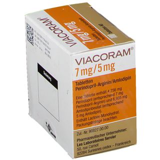 VIACORAM® 7 mg/5 mg 100 St mit dem E-Rezept kaufen - Shop Apotheke