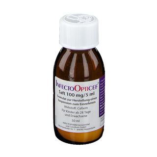 InfectoOpticef® Saft 100 mg/5 ml 50 ml mit dem E-Rezept kaufen - Shop ...