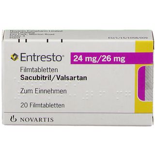 Entresto® 24 mg/26 mg 20 St mit dem E-Rezept kaufen - Shop Apotheke