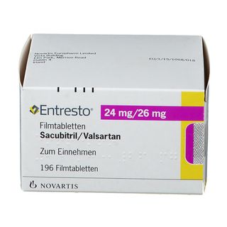 Entresto® 24 mg/26 mg 196 St mit dem E-Rezept kaufen - Shop Apotheke
