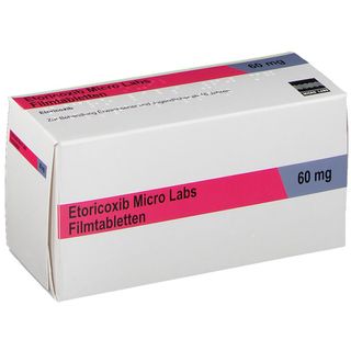 Etoricoxib Micro Labs 60 mg 50 St mit dem E-Rezept kaufen - Shop Apotheke