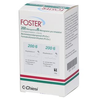 Foster 200/6 µg 120 Hub Dosieraerosol 2 St mit dem E-Rezept kaufen ...