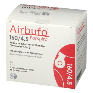 Airbufo® Forspiro® 160 µg/4,5 µg 3 St mit dem E-Rezept kaufen - Shop ...