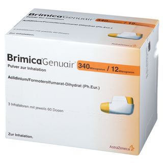 Brimica® Genuair 340Ug/12Ug 3 St mit dem E-Rezept kaufen - Shop Apotheke