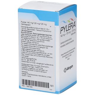 Pylera 140 mg/125 mg/125 mg 120 St mit dem E-Rezept kaufen - Shop Apotheke
