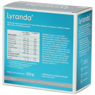 Lyranda® Kautabletten Ananas 28 St - Shop Apotheke