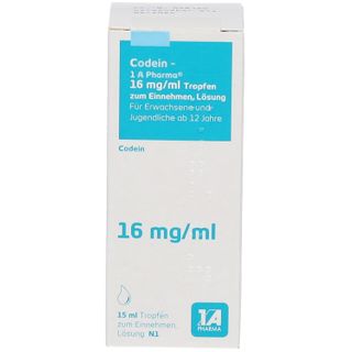 Codein 1A Pharma® 16Mg/Ml 15 ml mit dem E-Rezept kaufen - Shop Apotheke