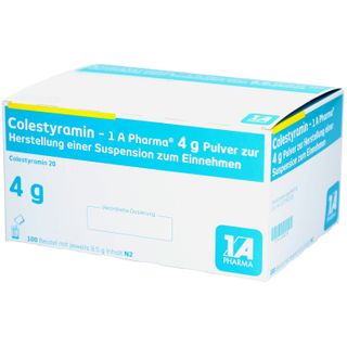 Colestyramin 1A Pharma® 4G 100 St mit dem E-Rezept kaufen - Shop Apotheke