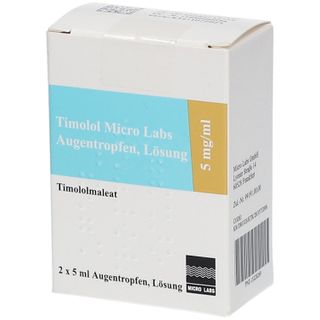 TIMOLOL Micro Labs 5 mg/ml Augentropfen Lösung 2x5 ml mit dem E-Rezept ...