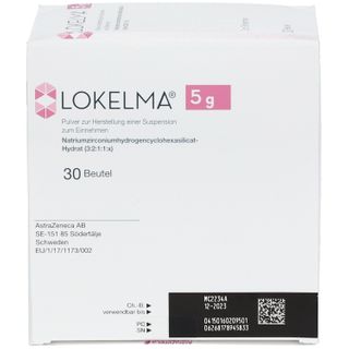 Lokelma® 5 g 30 St mit dem E-Rezept kaufen - Shop Apotheke