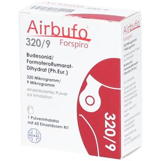 Airbufo® Forspiro® 320 µg/9 µg/Dosis 60 ED 1 St mit dem E-Rezept kaufen ...